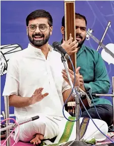 A mellifluou­s vocal concert at Ragapriya - PressReader