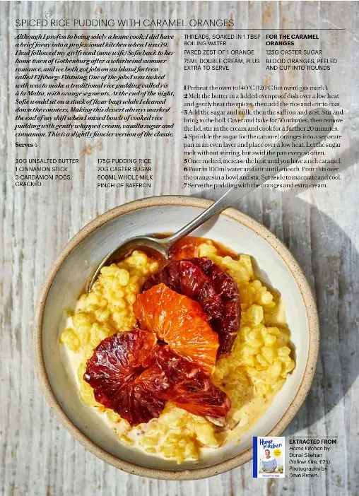 SPICED RICE PUDDING WITH CARAMEL ORANGES - PressReader