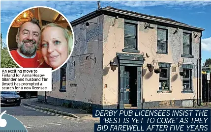 Couple’s ‘tough’ choice to leave promising pub - PressReader