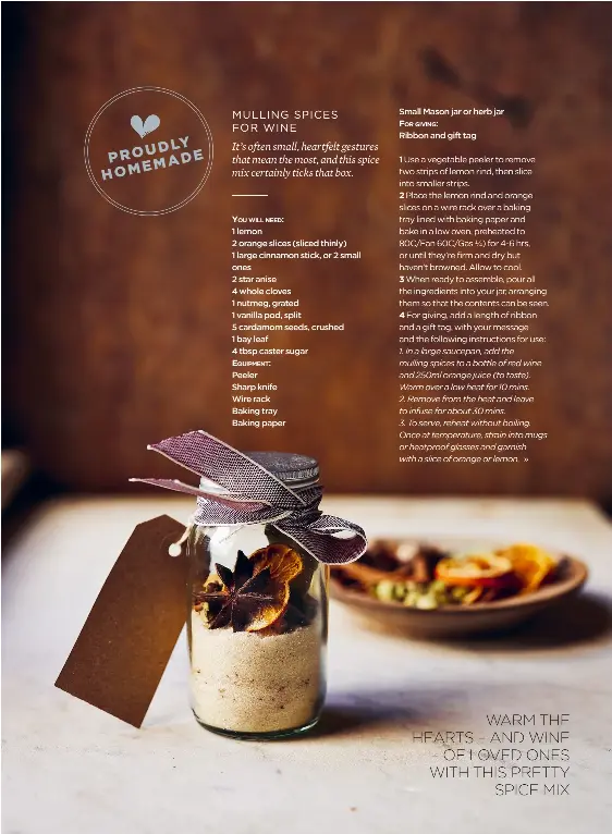 MULLING SPICES FOR WINE - PressReader