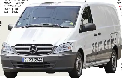 På elektriske varevogne BILLIGERE I DRIFT - PressReader