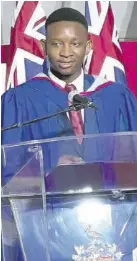 UWI valedictor­ian aiming to inspire others through his journey ...