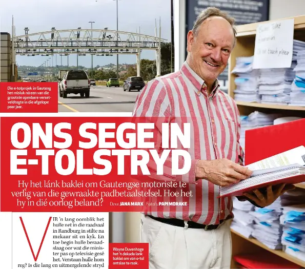 ONS SEGE IN E-TOLSTRYD - PressReader