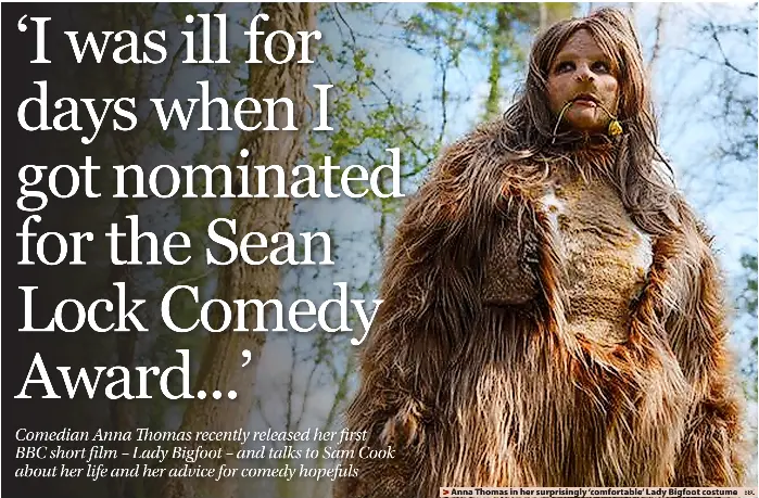 ‘I was ill for days when I got nominated for the Sean Lock Comedy Award ...