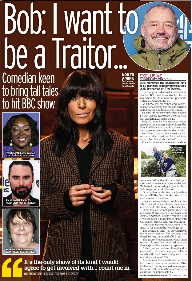 Bob: I want to be a Traitor... - PressReader