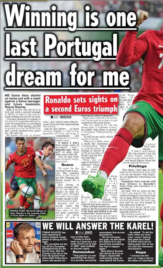 Winning is one last Portugal dream for me - PressReader