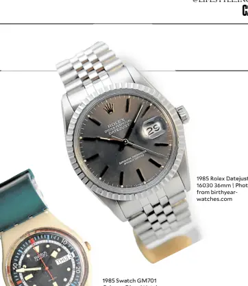 The most iconic watches of 1985 - PressReader