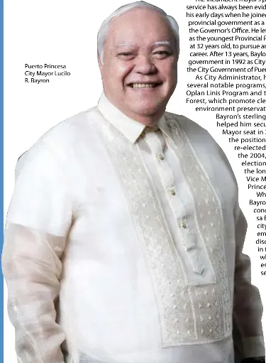 LUCILO BAYRON’S ENDURING LEGACY IN PUERTO PRINCESA - PressReader