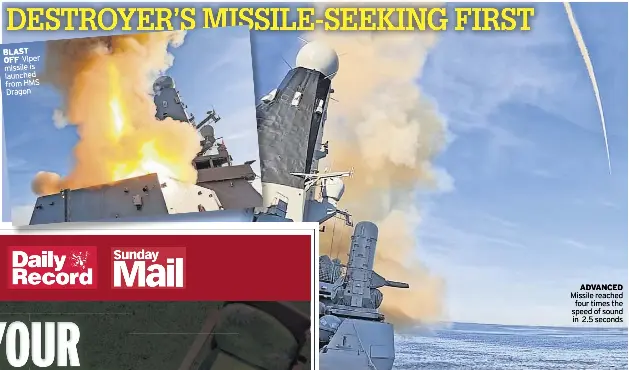 MAGIC DRAGON Navy obliterate­s supersonic weapon - PressReader