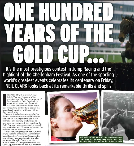 ONE HUNDRED YEARS OF THE GOLD CUP... - PressReader