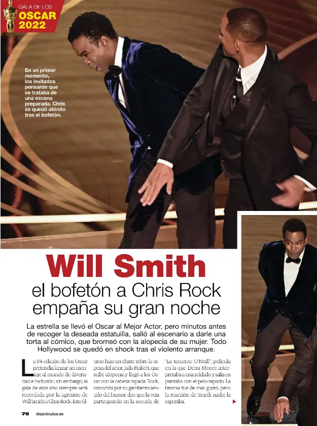 Oscar 2022, Will Smith, el bofetón a Chris Rock empaña su gran noche - PressReader