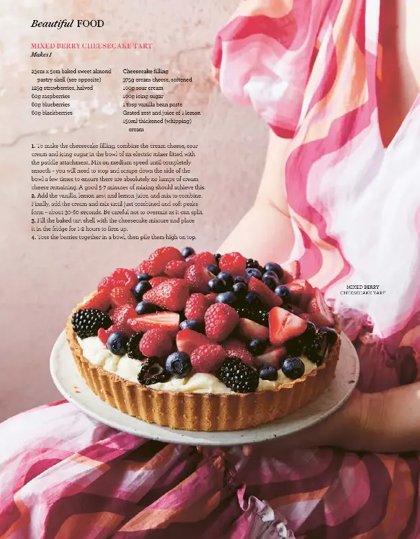 MIXED BERRY CHEESECAKE TART - PressReader