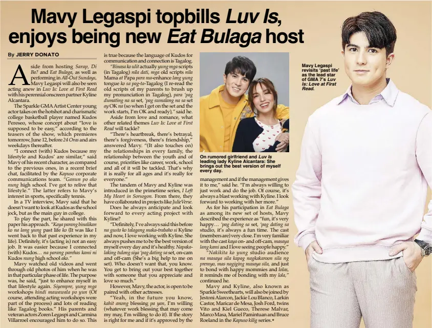 Mavy Legaspi topbills Luv Is, enjoys being new Eat Bulaga host - PressReader