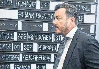 René Benko beim Finale des U-Ausschusse­s - PressReader