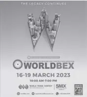 Philippine­s’Top Architects to showcase world class masterpiec­es at WORLDBEX 2023 - PressReader