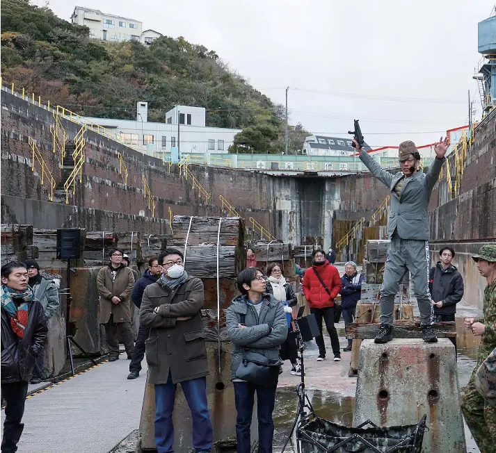 Open-air performanc­e staged at Uraga Brick Dock in Kanagawa - PressReader