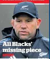 All Blacks’ missing piece - PressReader