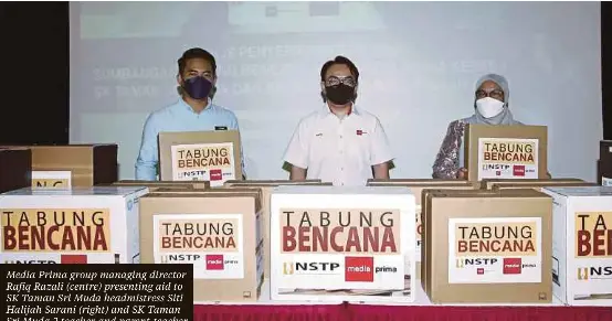 MEDIA PRIMA DELIVERS AID TO 2 SCHOOLS - PressReader