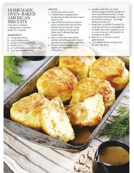 HOMEMADE, OVEN-BAKED AMERICAN BISCUITS - PressReader