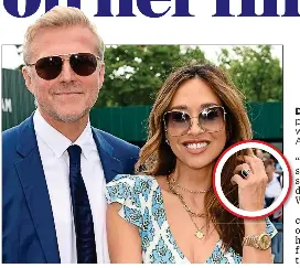 The mystery of Myleene’s disappeari­ng fiance (and the stunning ring he put on her finger ...