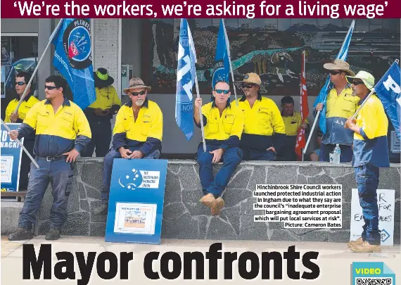 Mayor confronts workers on strike - PressReader