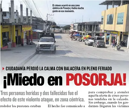 ¡Miedo en POSORJA! - PressReader