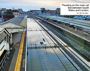 Flooding puts rail line to London out of action - PressReader