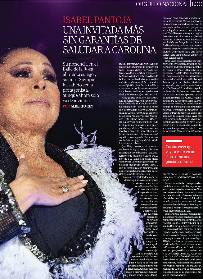 UNA INVITADA MÁS SIN GARANTÍAS DE SALUDAR A CAROLINA - PressReader