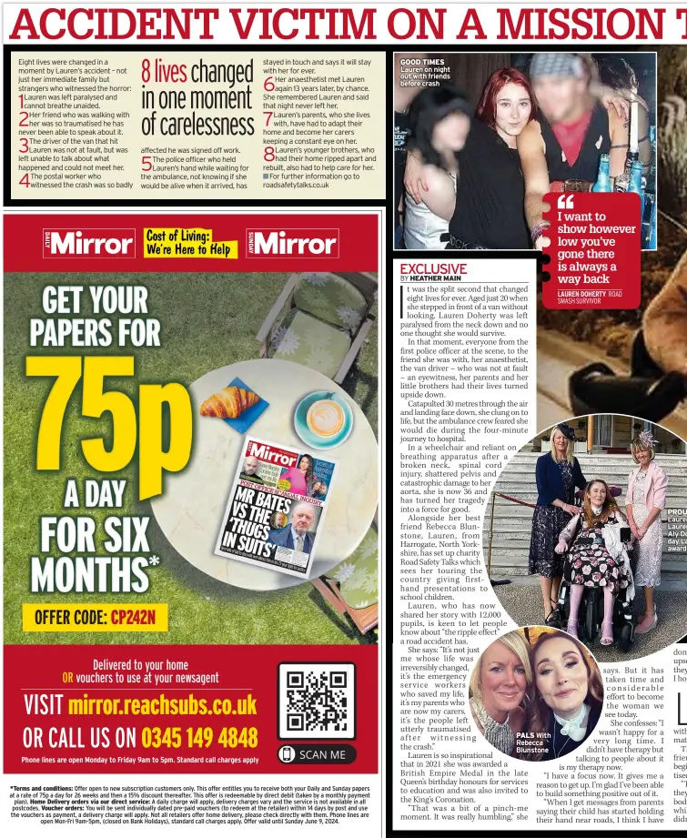 I was paralysed after being hit by a car... now I teach road safety in schools - PressReader