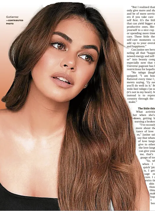 Janine Gutierrez on love languages, beauty pageants and goals for 2024 - PressReader
