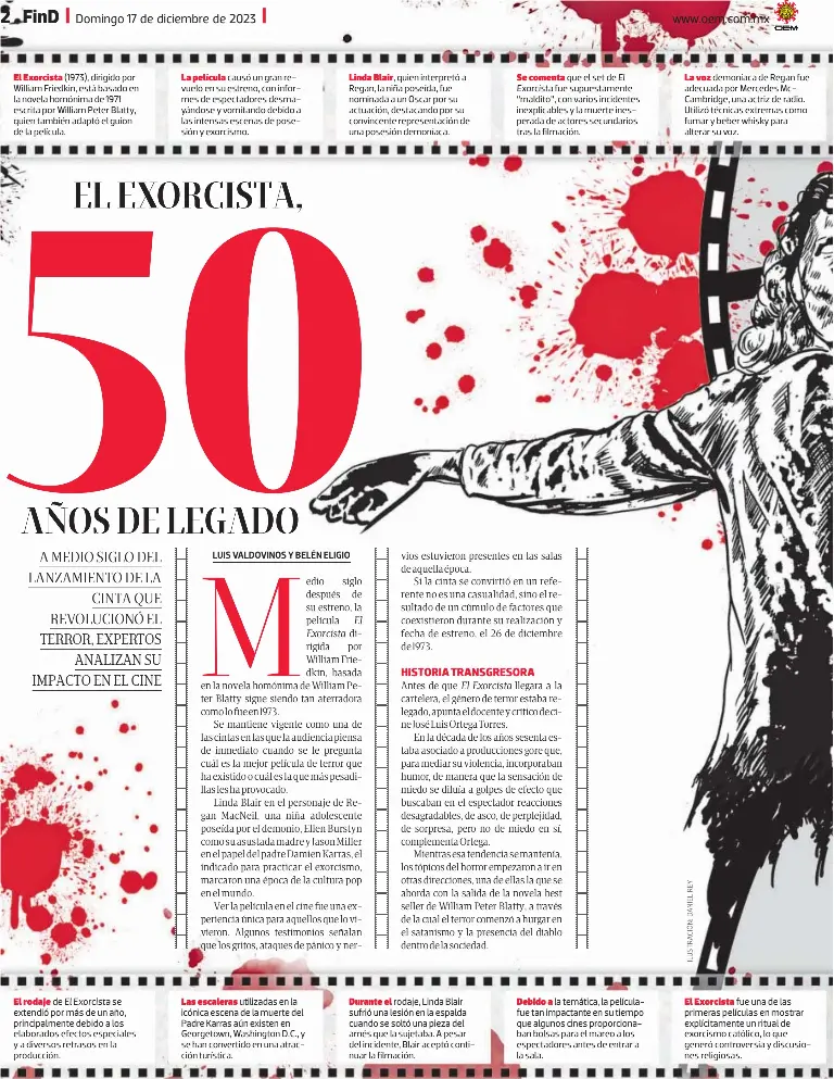 EL EXORCISTA, 50 AÑOS DE LEGADO - PressReader
