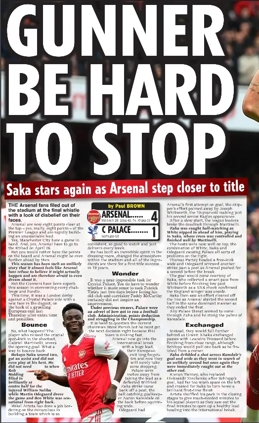 GUNNER BE HARD TO STOP - PressReader