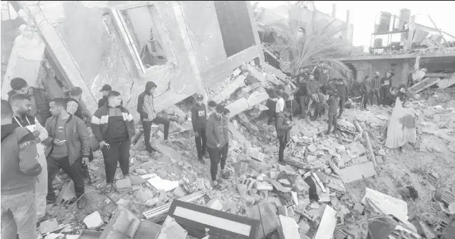 UNE FIN D’ANNÉE ÉPOUVANTAB­LE À GHAZA - PressReader