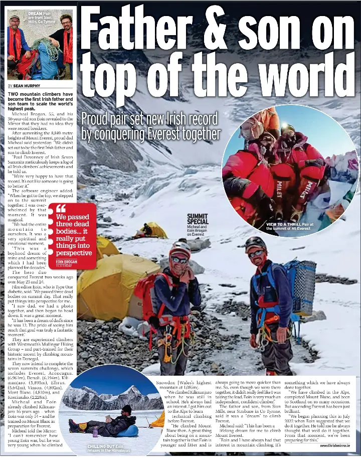 Father & son on top of the world - PressReader