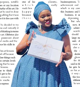 Olebetse taps into minimalist art - PressReader