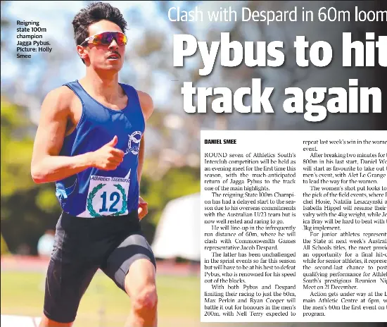 Pybus to hit track again - PressReader