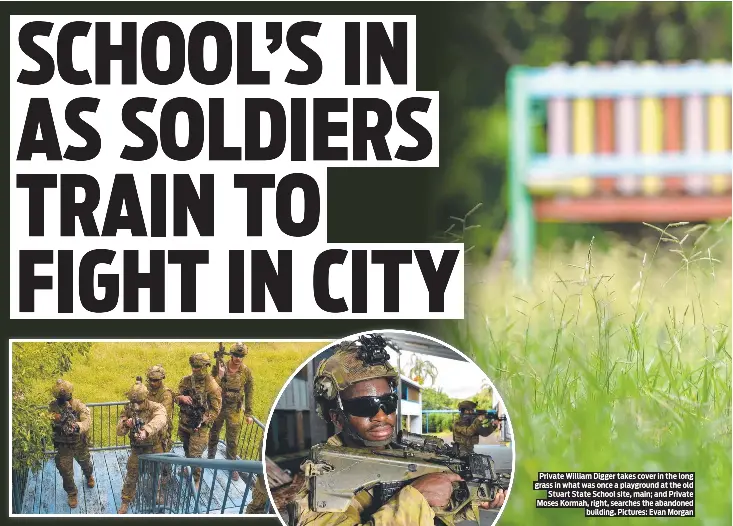 SCHOOL’S IN AS SOLDIERS TRAIN TO FIGHT IN CITY - PressReader