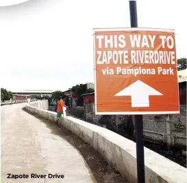 Las Piñas, Zapote River Drives to ease traffic in Las Piñas - PressReader