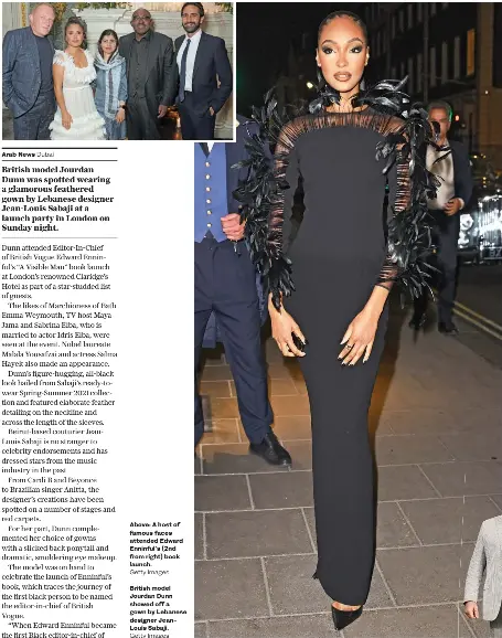 Jourdan Dunn shows off Lebanese look in London - PressReader