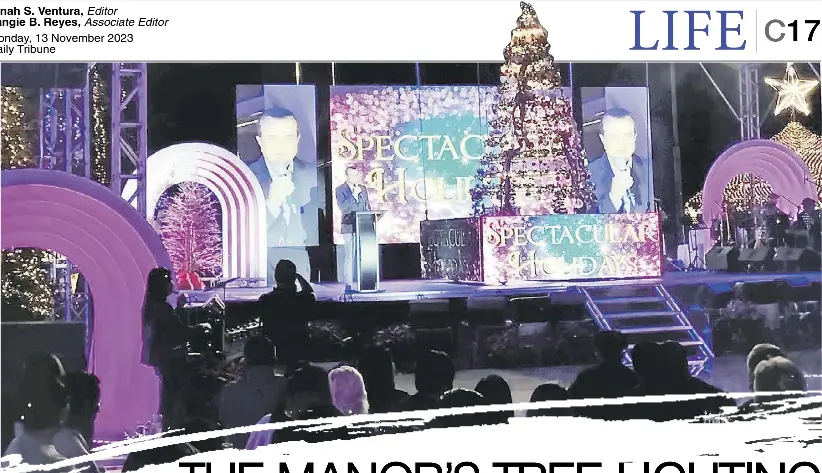 THE MANOR’S TREE-LIGHTING STRIKES A MAJOR CHORD - PressReader