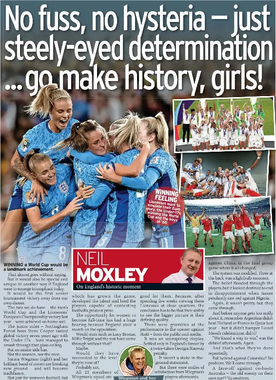 No fuss, no hysteria — just steely-eyed determinat­ion ...go make history, girls! - PressReader