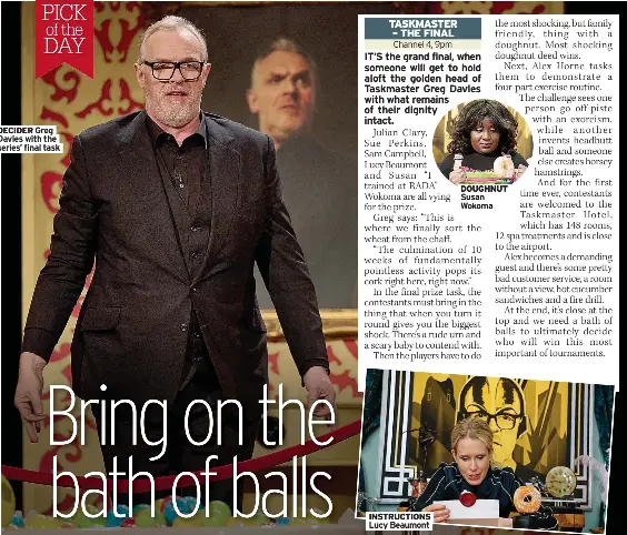 Bring on the bath of balls - PressReader
