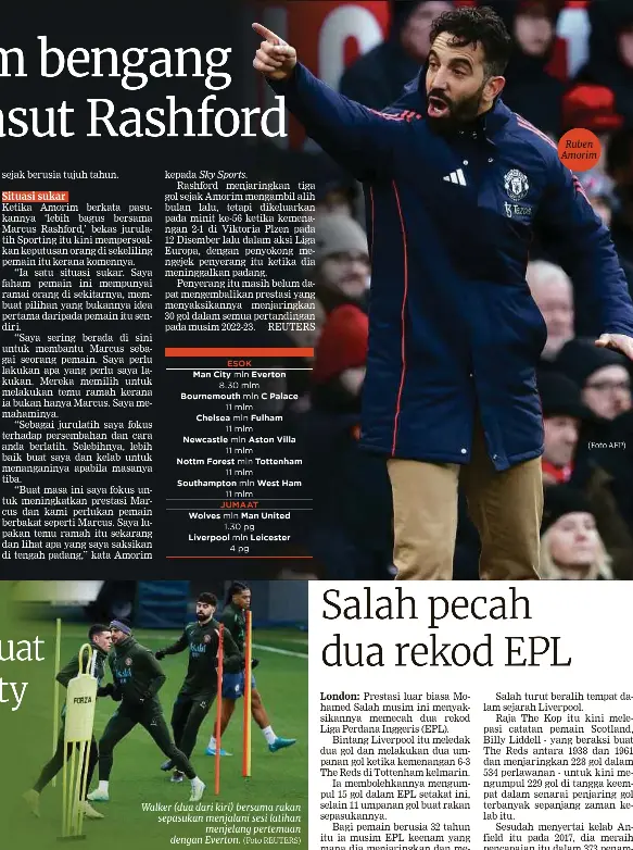 Amorim bengang penghasut Rashford - PressReader