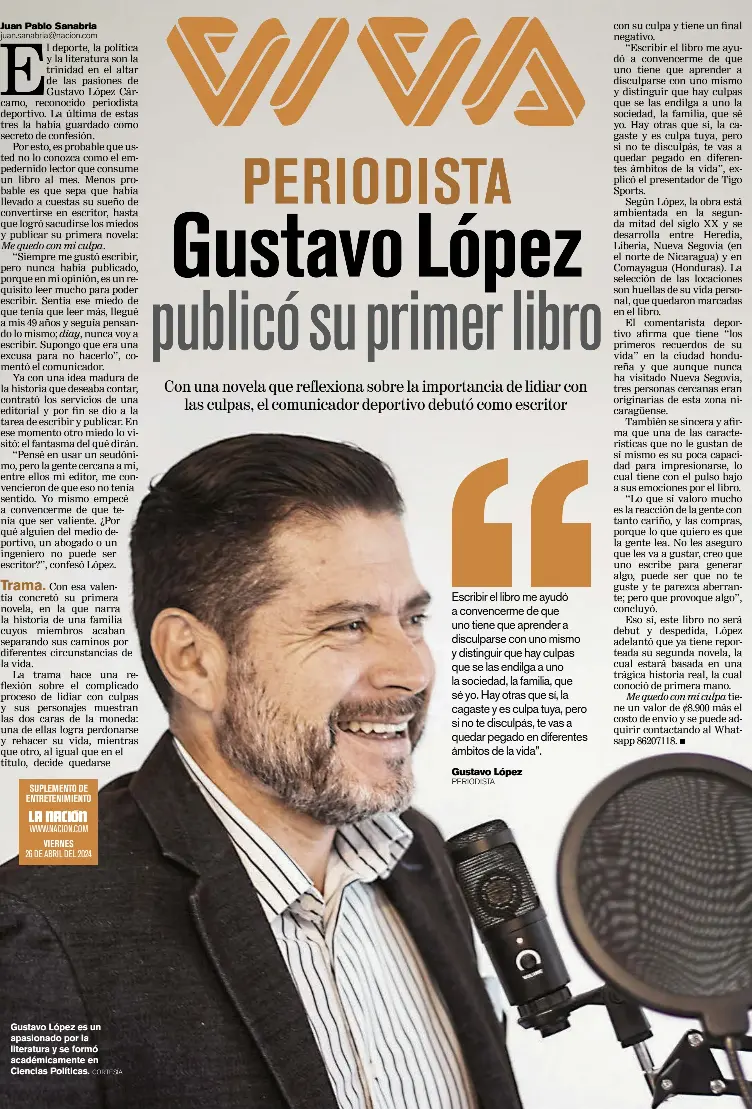 Gustavo López publicó su primer libro - PressReader