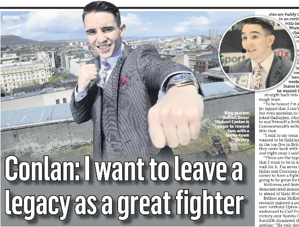 Conlan: I want to leave a legacy as a great fighter - PressReader