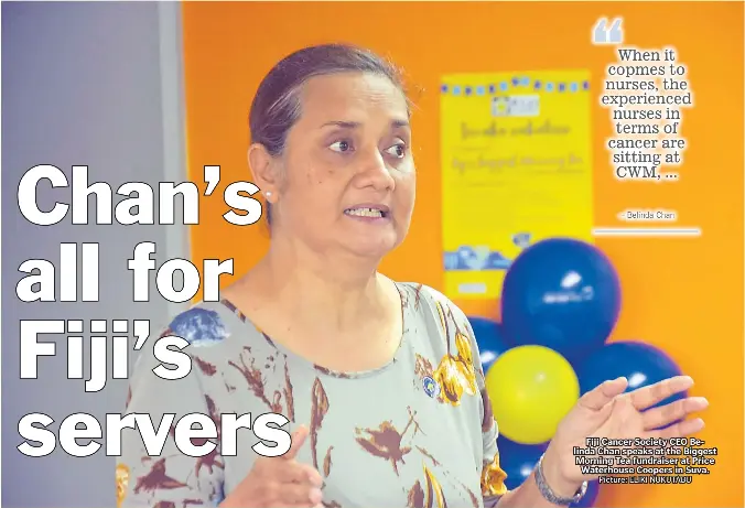 Chan’s all for Fiji’s servers - PressReader