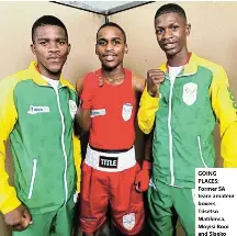 Young boxing trio back in action in Youth Month show - PressReader
