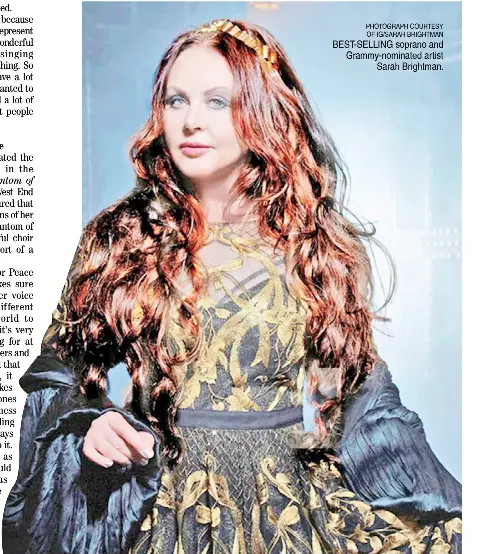 Sarah Brightman’s heart-filled Christmas Symphony - PressReader