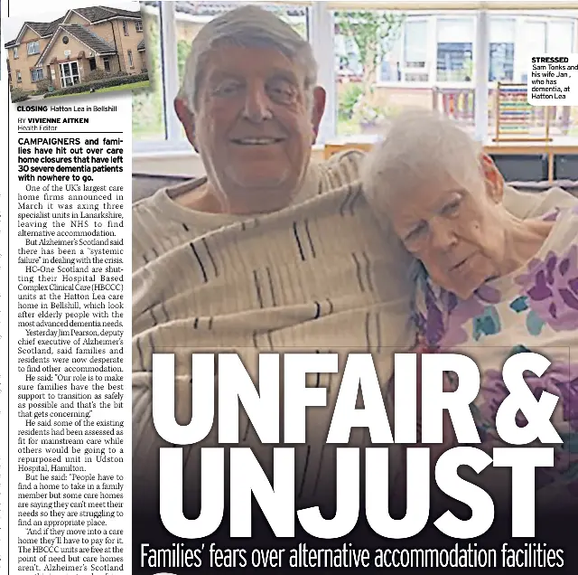 EXCLUSIVE 30 DEMENTIA PATIENTS CUT ADRIFT UNFAIR & UNJUST - PressReader