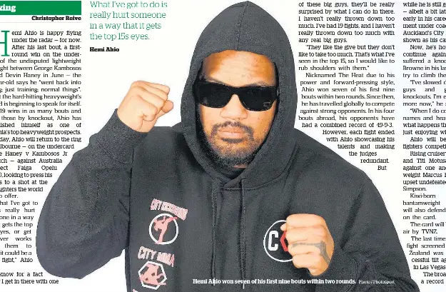 Hard-hitter Hemi to apply Heat - PressReader